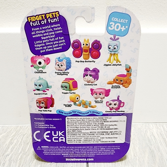 moose toys | Toys | Little Live Pets Squirkies Fidget Pets Purple ...
